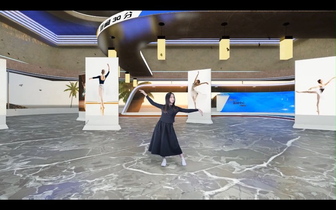 光影虚拟现实演播室 | 城市街景+荷花池+演播室