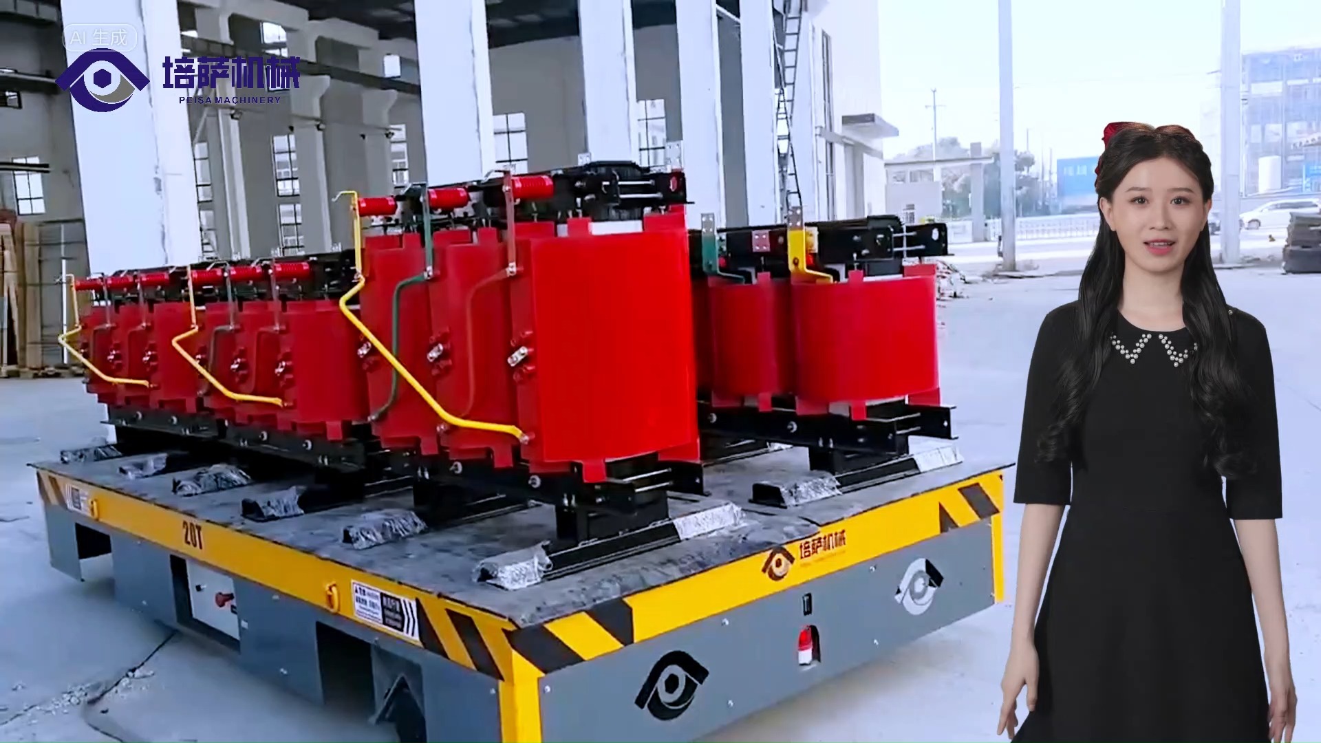 20吨变压器无轨车客户现场