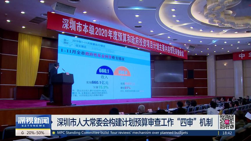 深圳市人大常委会构建计划预算审查工作“四审”机制