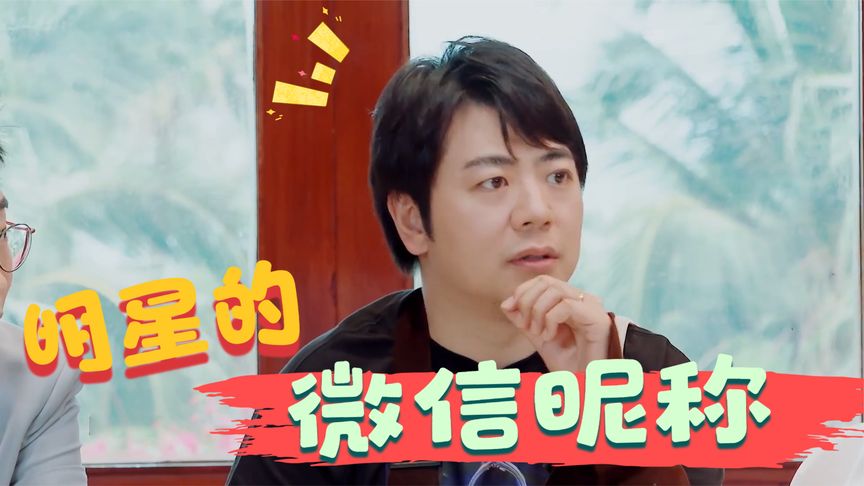 明星微信昵称合集,郎朗的第一次听说,沈腾的太贴合自身气质了