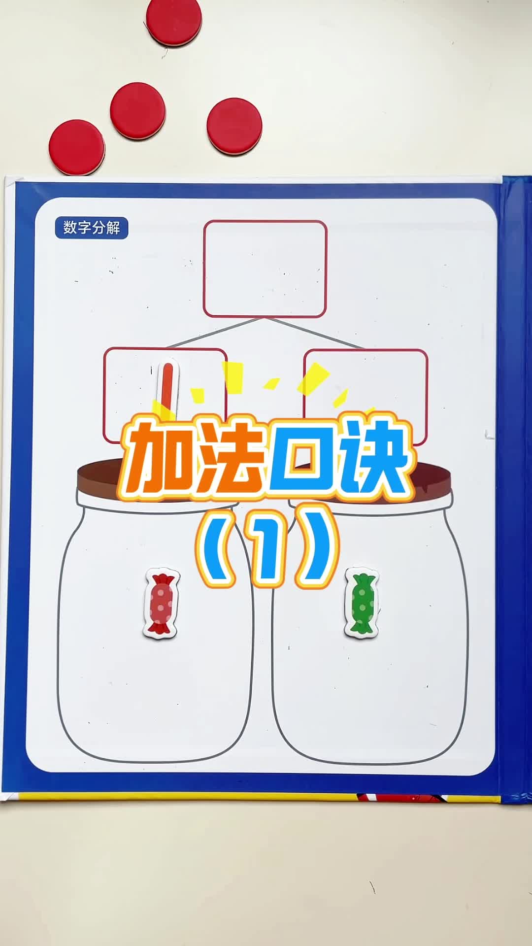 加减法教具,10以内加法口诀(1)#幼小衔接 #数学教具 #加法口诀 #数学...