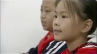 659小学生集体操上课升国旗学校