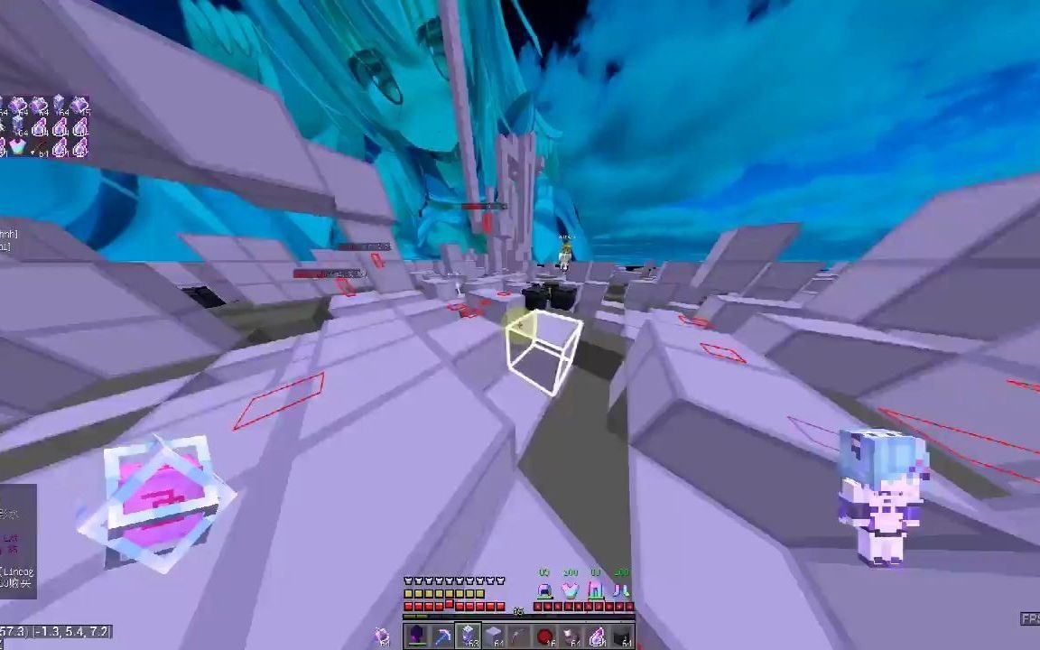 【2b2tpvp】tp client在小宋服的表现_我的世界