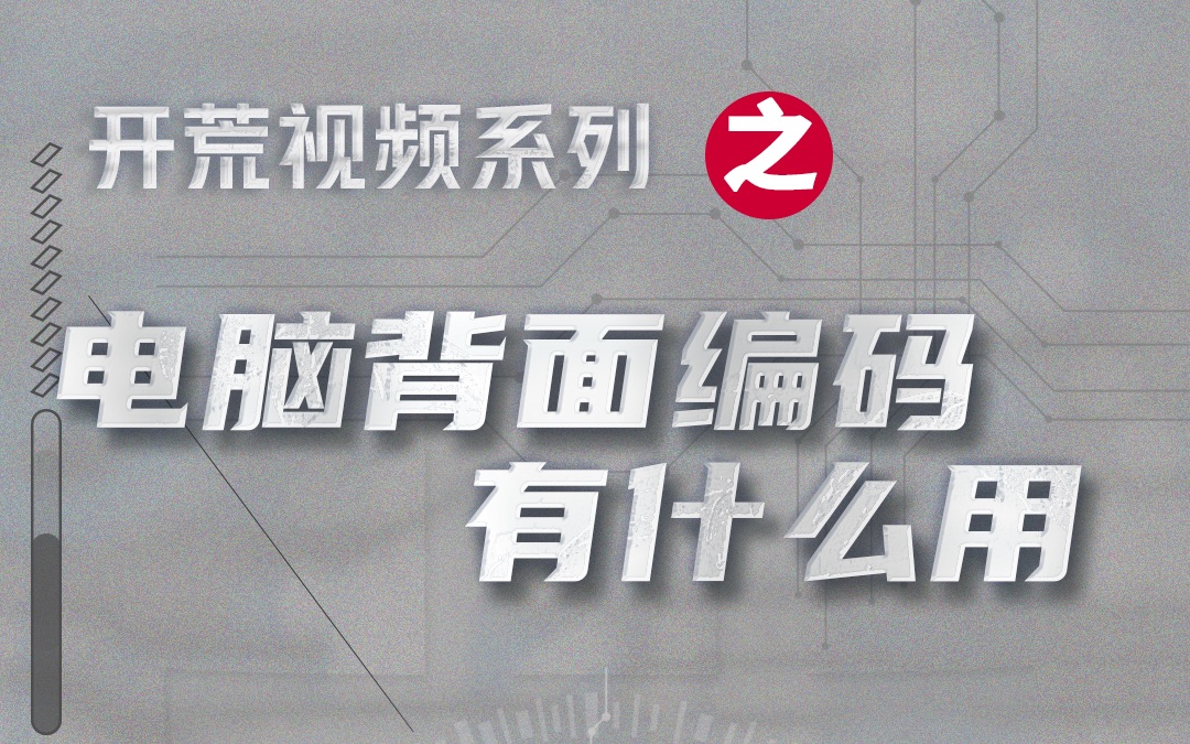 戴尔电脑背后的两个编码是什么意思?