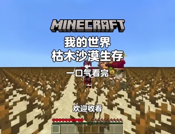 我的世界:枯木沙漠生存一口气看完纯享版!