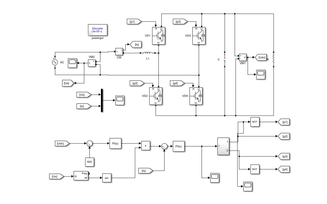 matlab 搭建一个整流器 如何调节PI参数