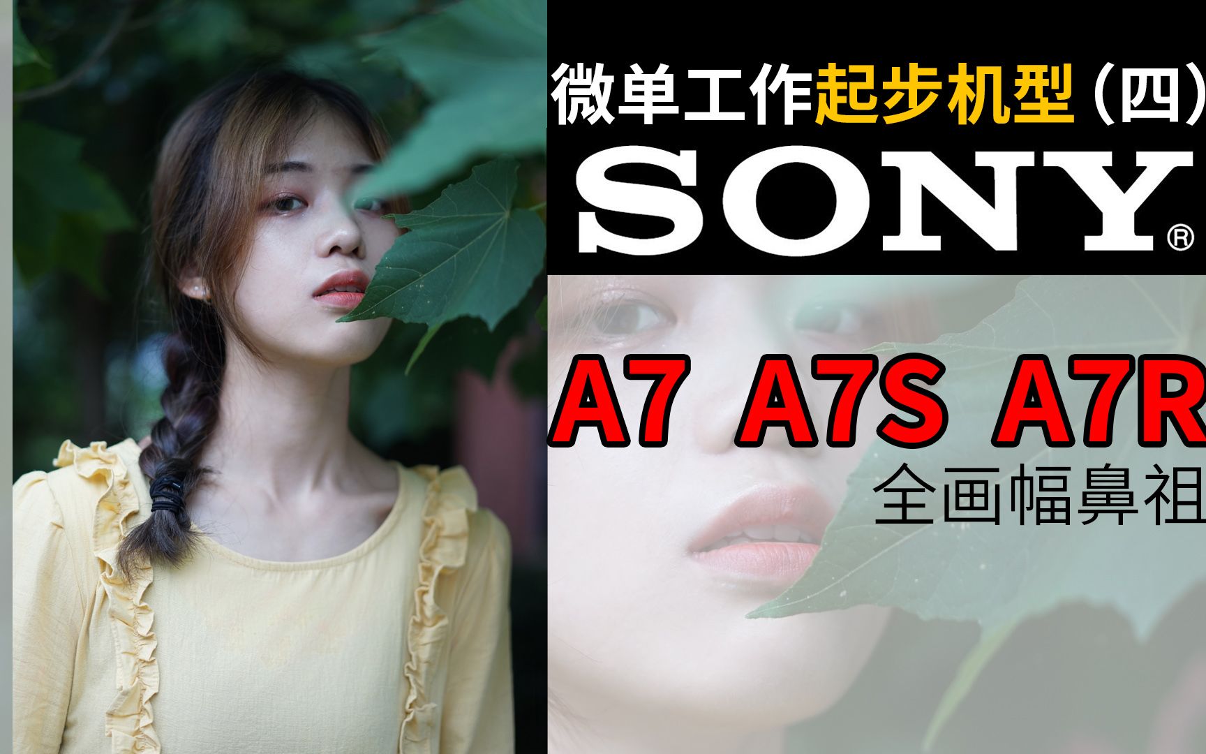 微单工作起步机型(四):索尼a7一代系列(a7,a7s,a7r)