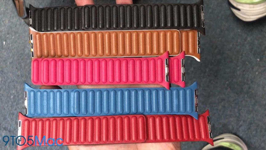 新款Apple Watch皮质表带曝光,造型宛若台式小烤肠