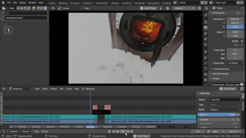 Blender 2.8 -老外讲如何制作视频淡入淡出