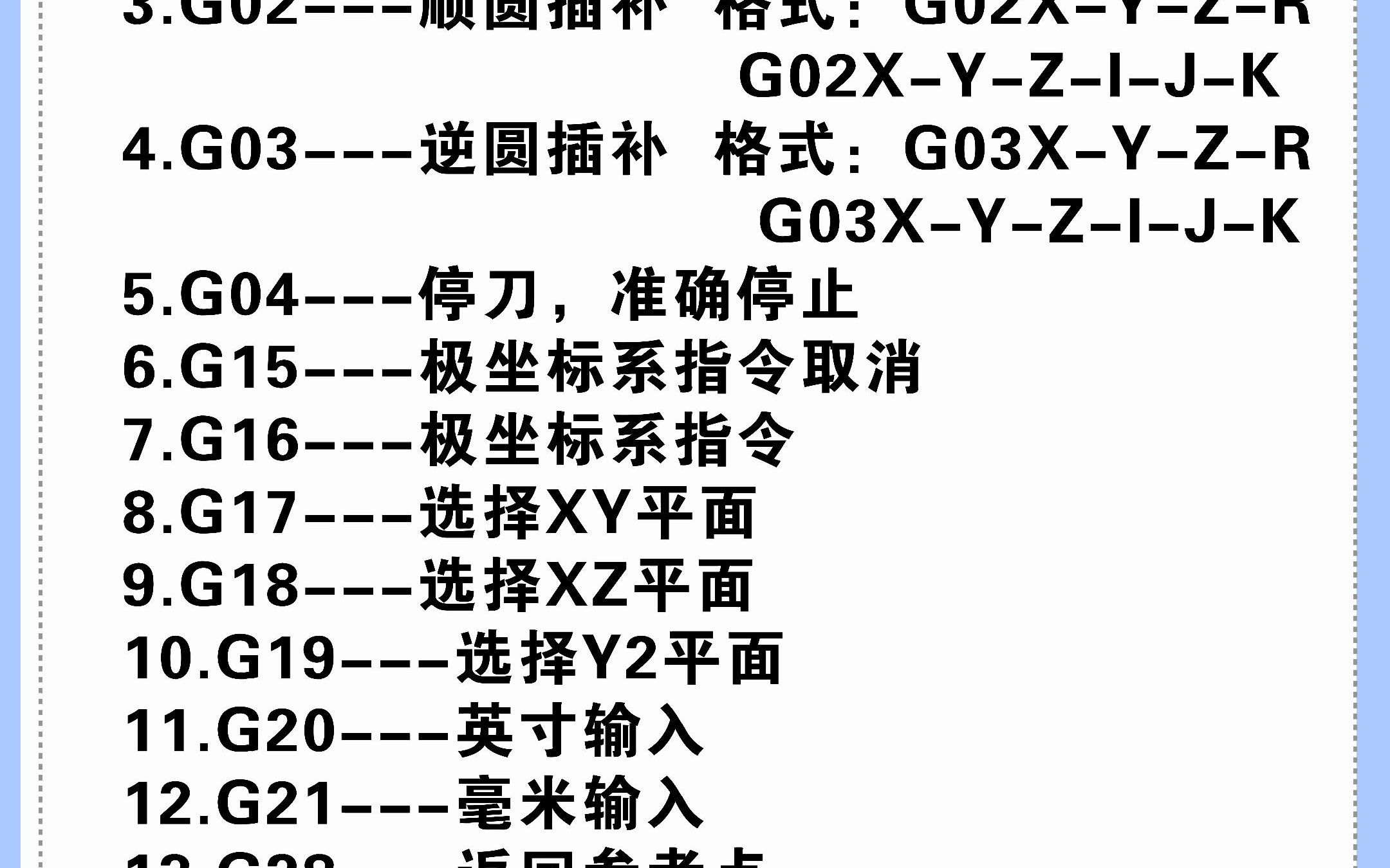 全网最全常用的加工中心G代码来喽,赶紧收藏点赞!#工厂实拍视频 #...