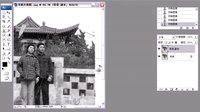 PS 免费视频教程 PS CS6修复老照片划痕