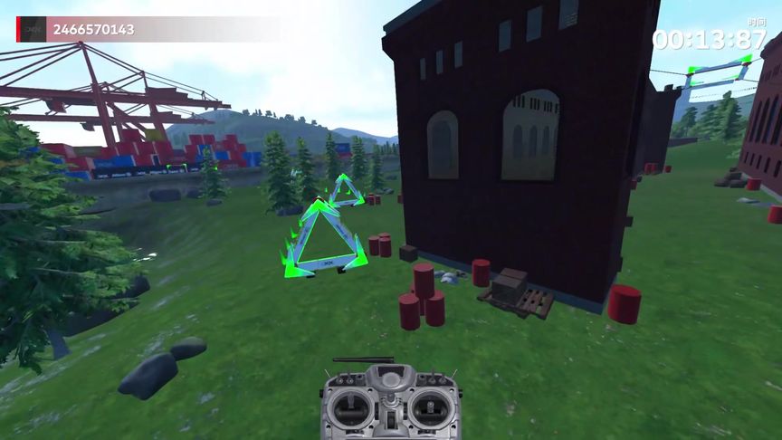 上学了就在学校练会模拟器吧#fpv #穿越机 #steam游戏 #drl