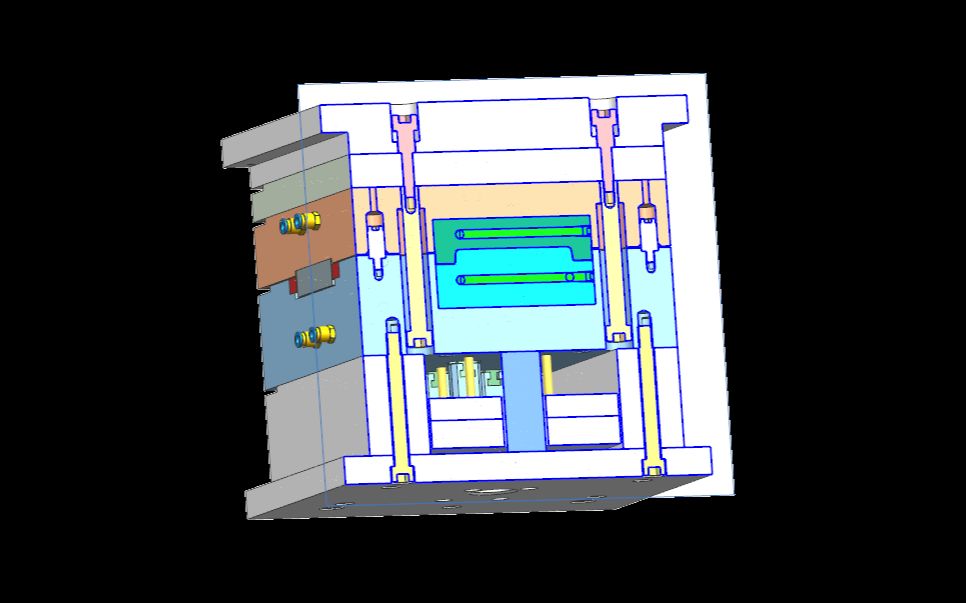 3.1.1 3D模具设计完整视频-1/2-三板模