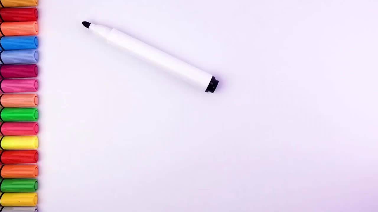 教孩子画数字几何图形并涂色