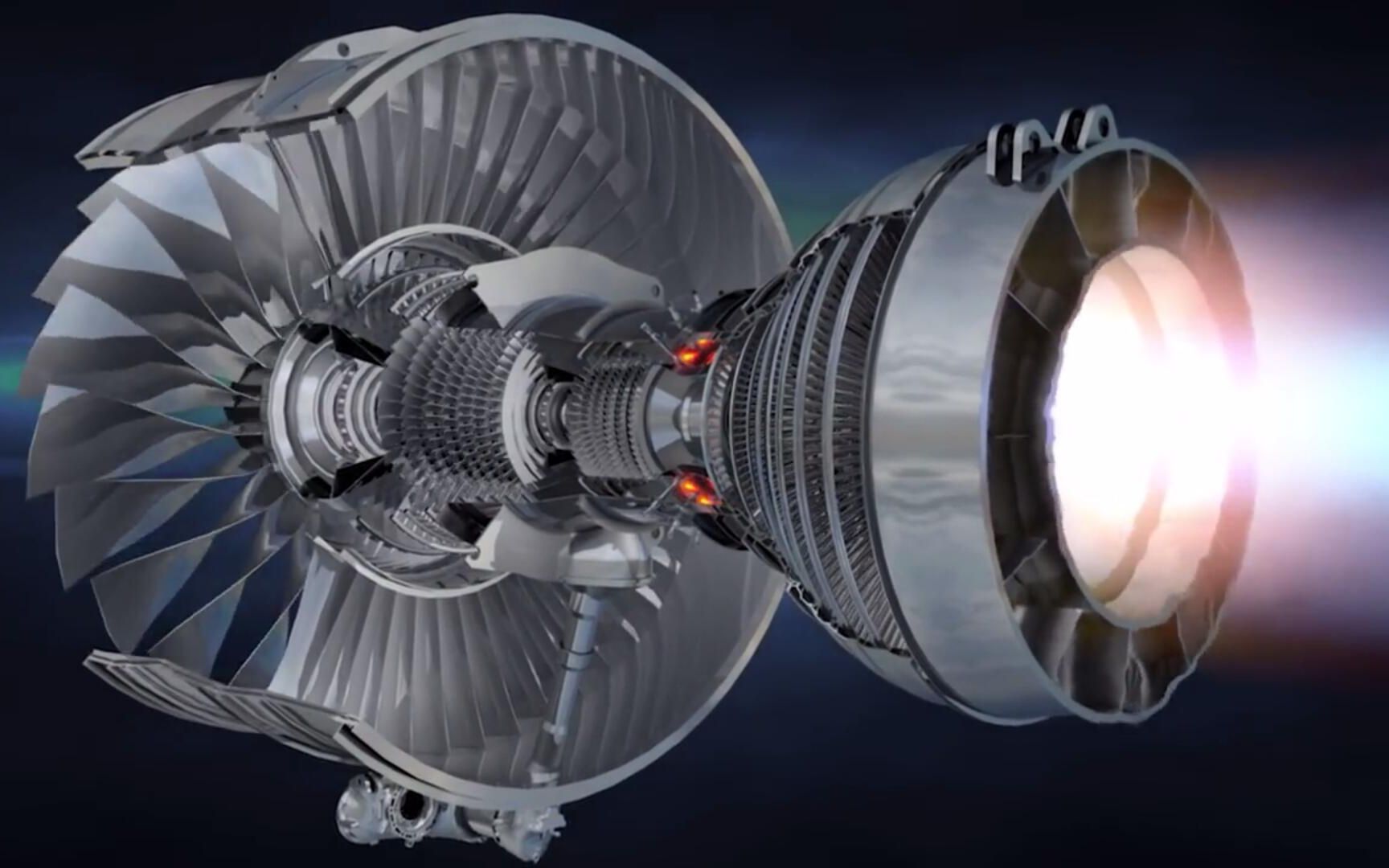 【宣传片】两分钟内看懂燃气轮机&活塞发动机工作原理