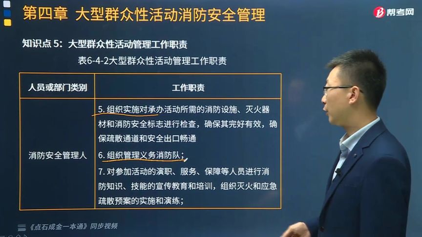 宿吉南老师带你掌握大型群众性活动中消防安全管理人有哪些职责?