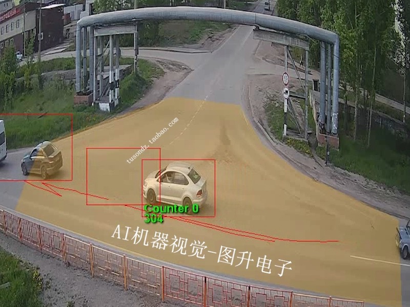 路口车辆计数摄像机 加油站服务区车流监控系统人流客流车流统计系统