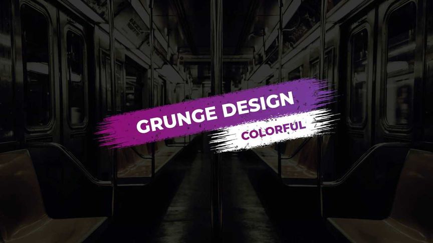 12个多彩的标题文本AE模板