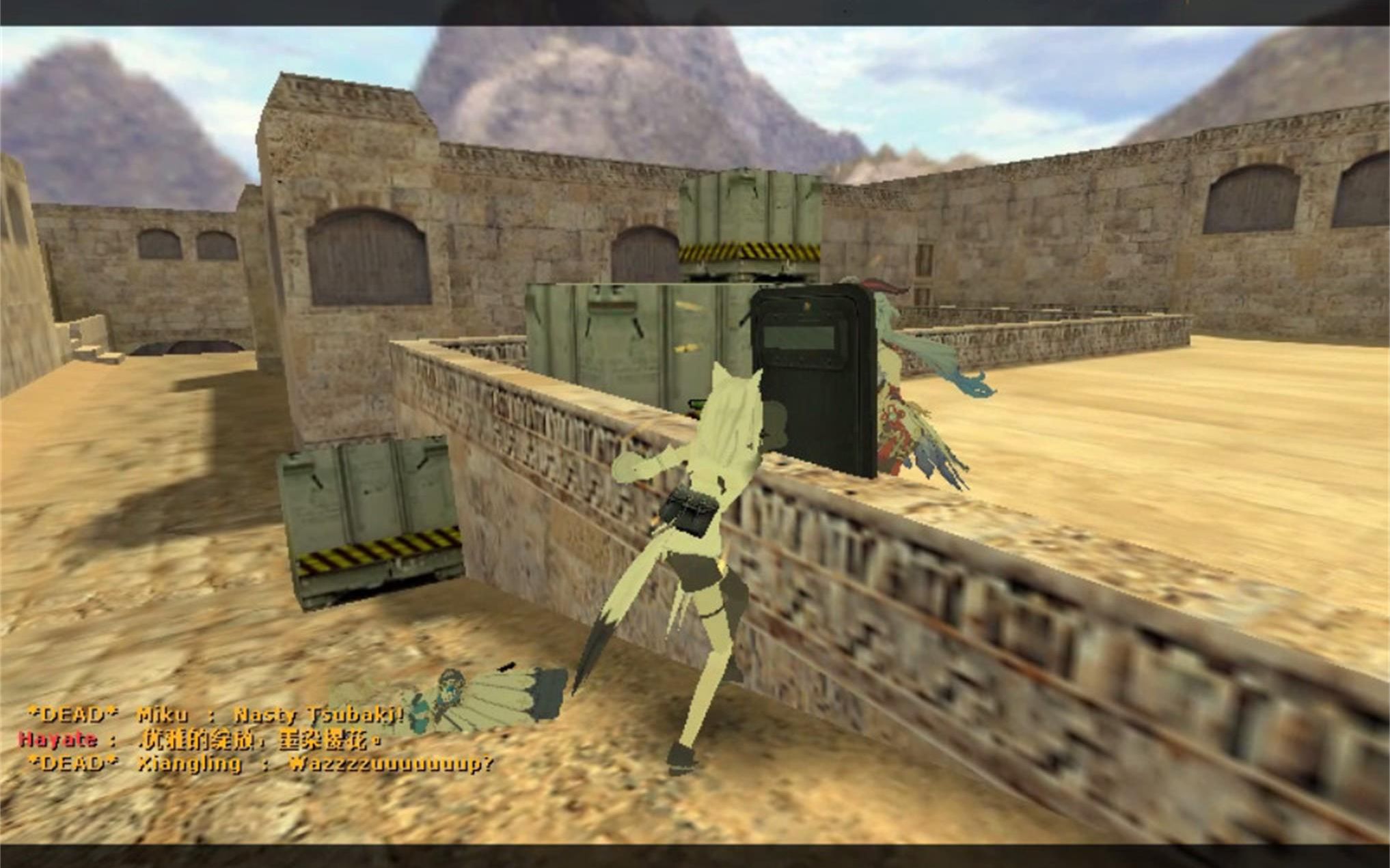 [CS1.6]在刀战中用防弹盾会如何?(Yapb bot)