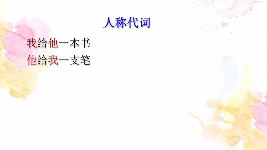 新概念英语语法:什么是人称代词及人称代词的主格、宾格讲解!