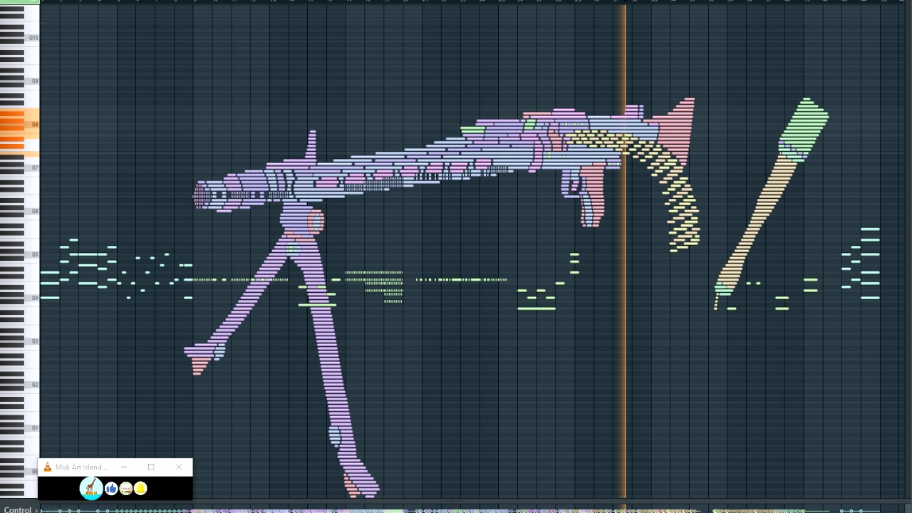 音乐机枪乐画 - 德军竟然在我的钢琴上架设了MG42机枪阵地!