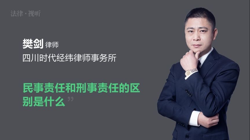民事责任和刑事责任的区别是什么