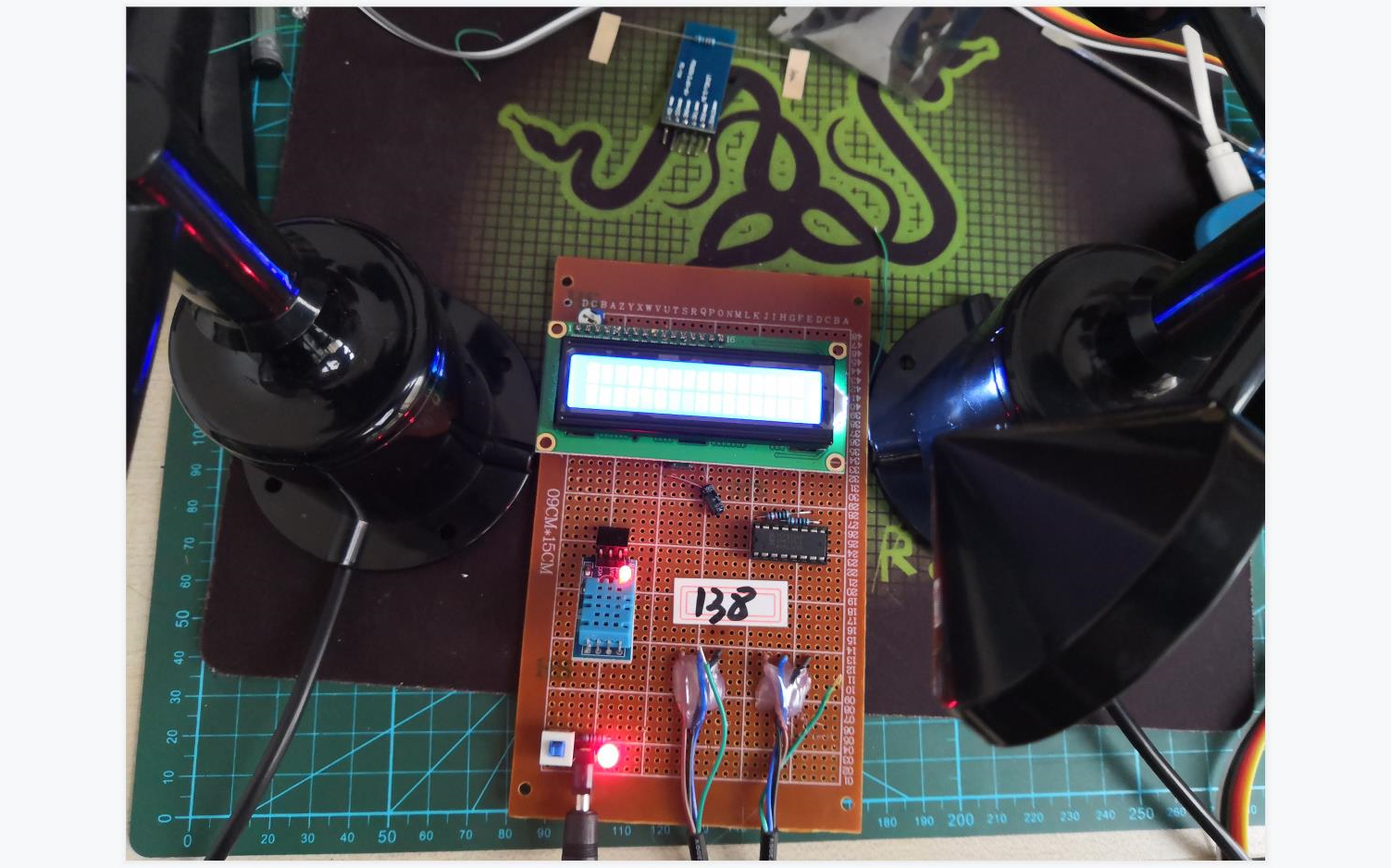 基于51单片机的智能便携式气象仪气象站智能气象检测气象仪设计天气...