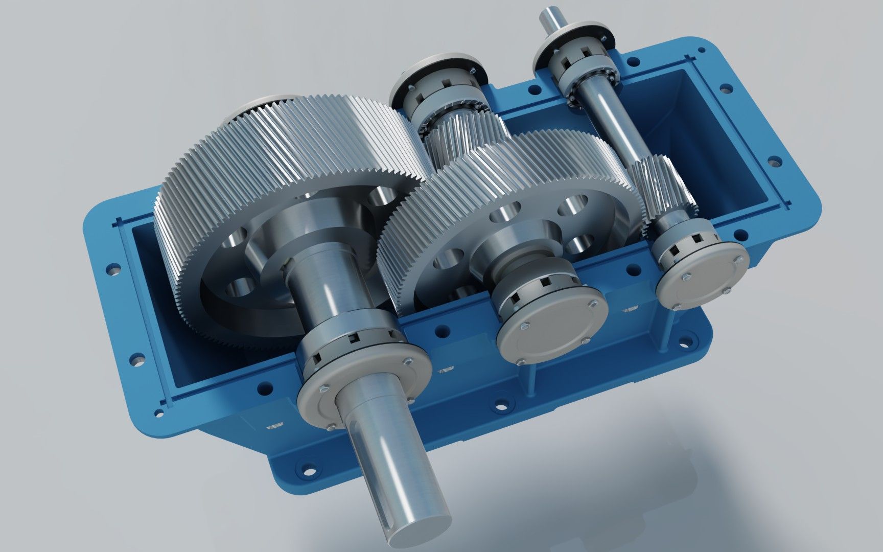 二级展开式齿轮减速器动画制作教程