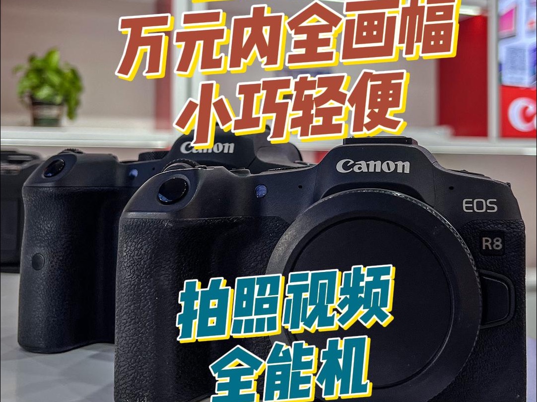 佳能R8!万元内全画幅微单!又轻又小拍照视频都好用