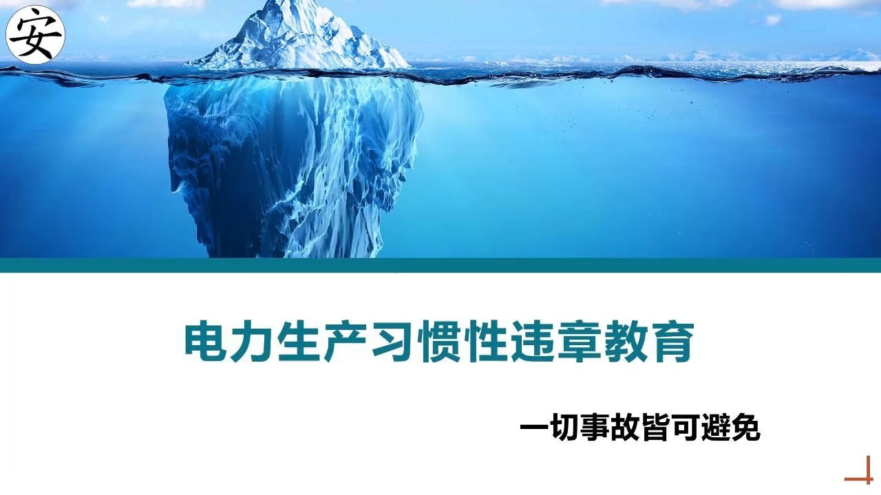 电力生产习惯性违章教育