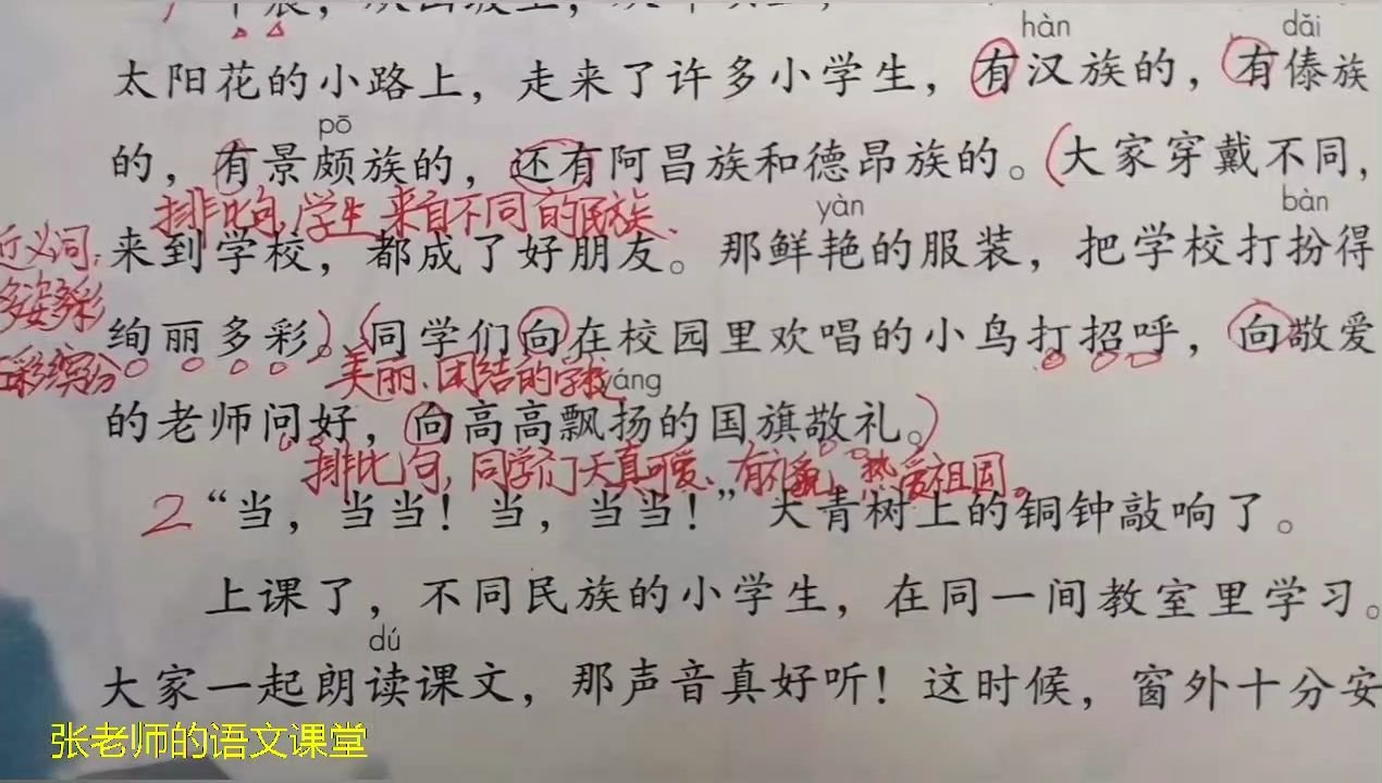 三年级上《大青树下的小学》,树枝不摇了鸟儿不叫了,说明了什么