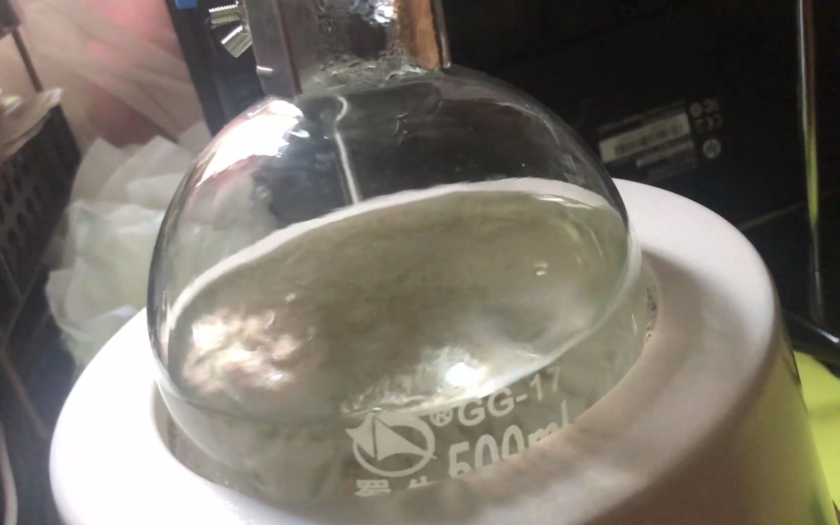 星芒的实验日记1:简单蒸馏 simple distillation