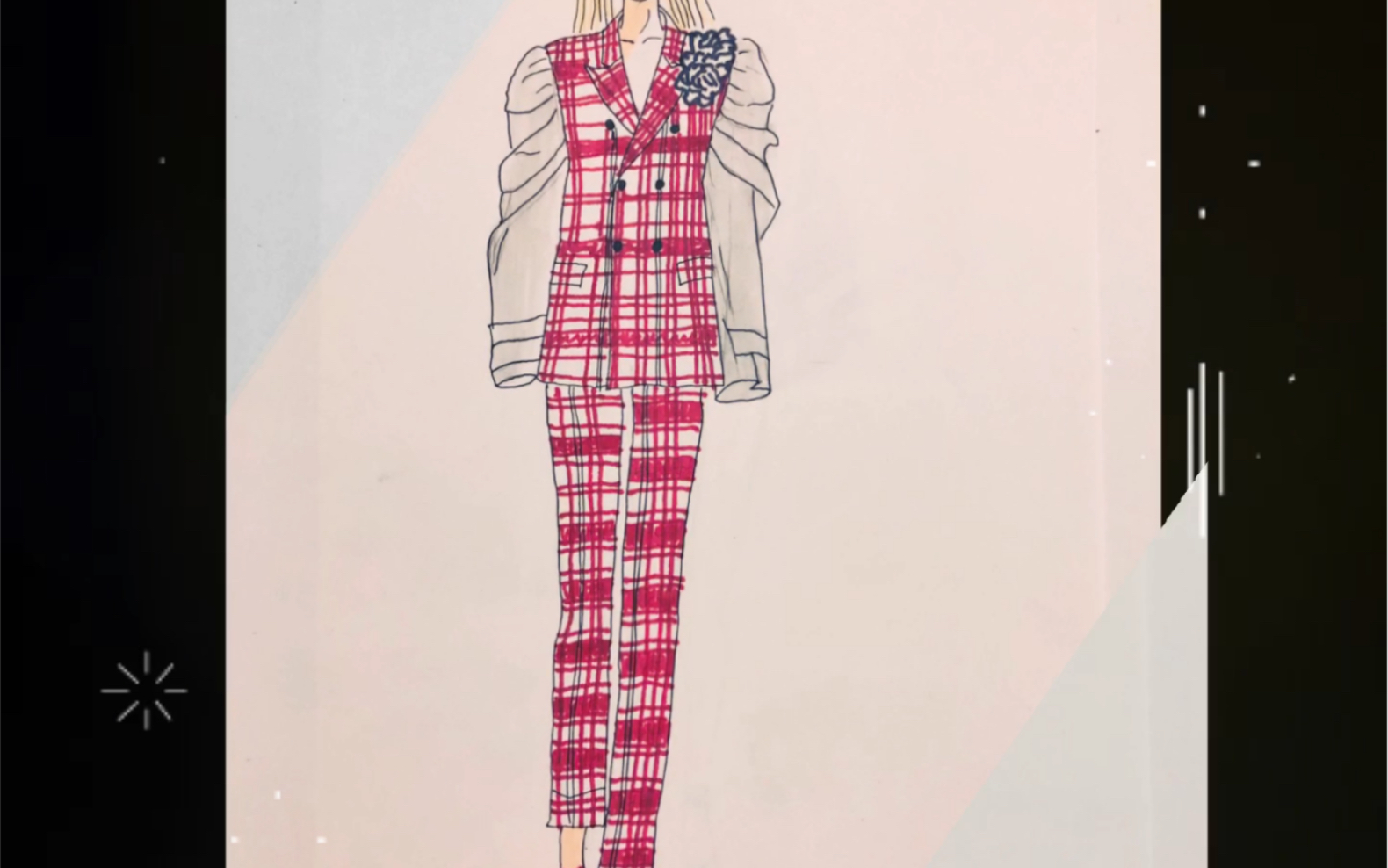 我的绘画作品|01|服装设计