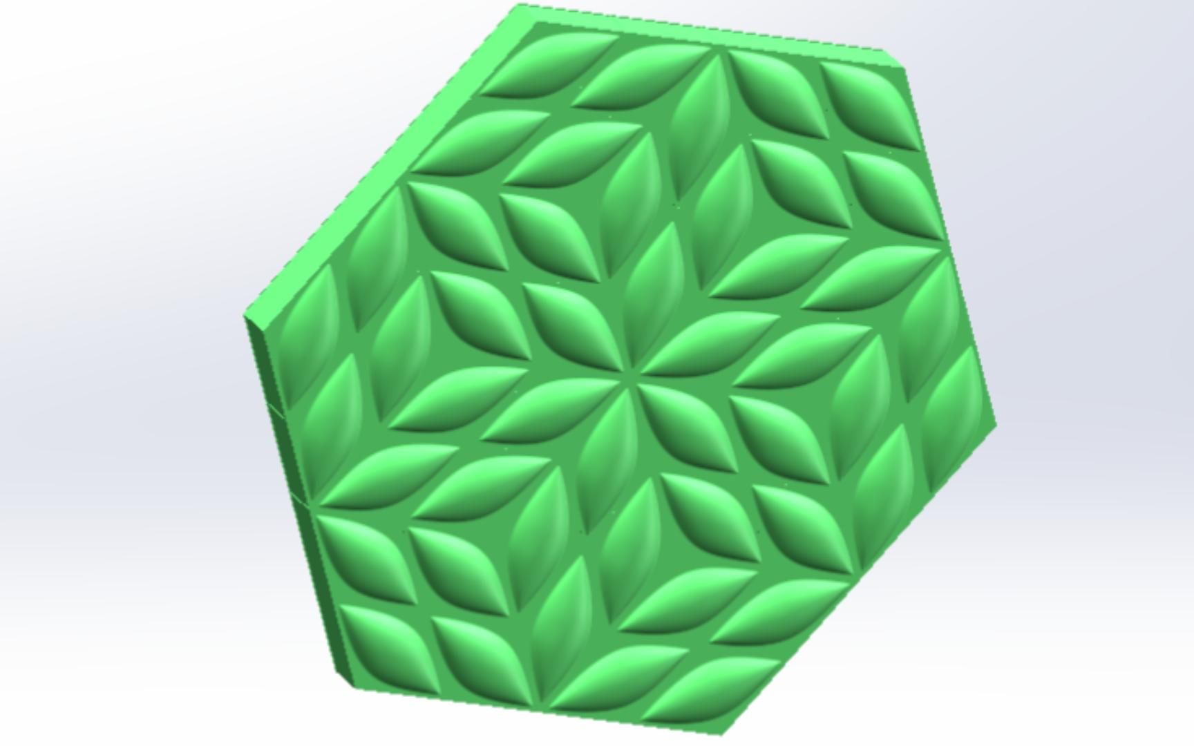 solidworks曲面花纹板绘制