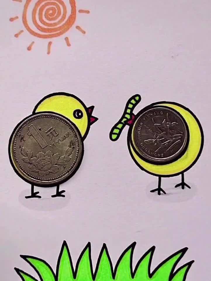 这样画小鸡秒会