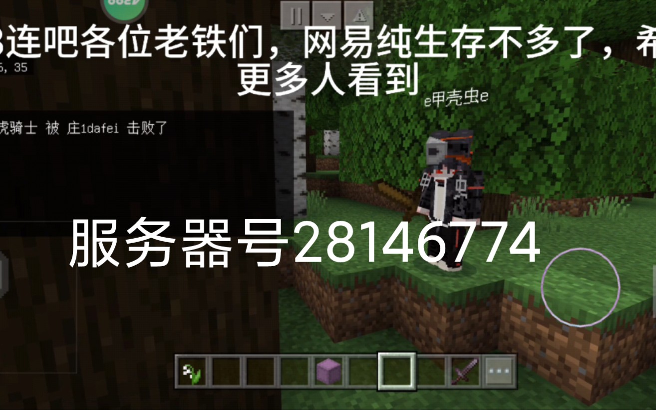 我的世界服务器推荐,网易手机版纯生存死亡掉落服,绝对够纯,兄弟们来...