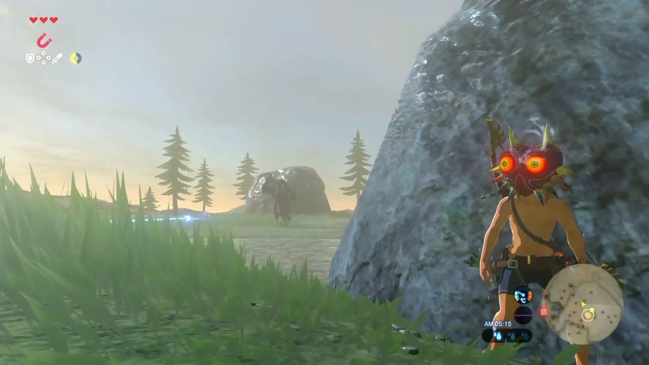 塞尔达传说荒野之息 尝试了在第一次遇见人马时的动画结束前打败它