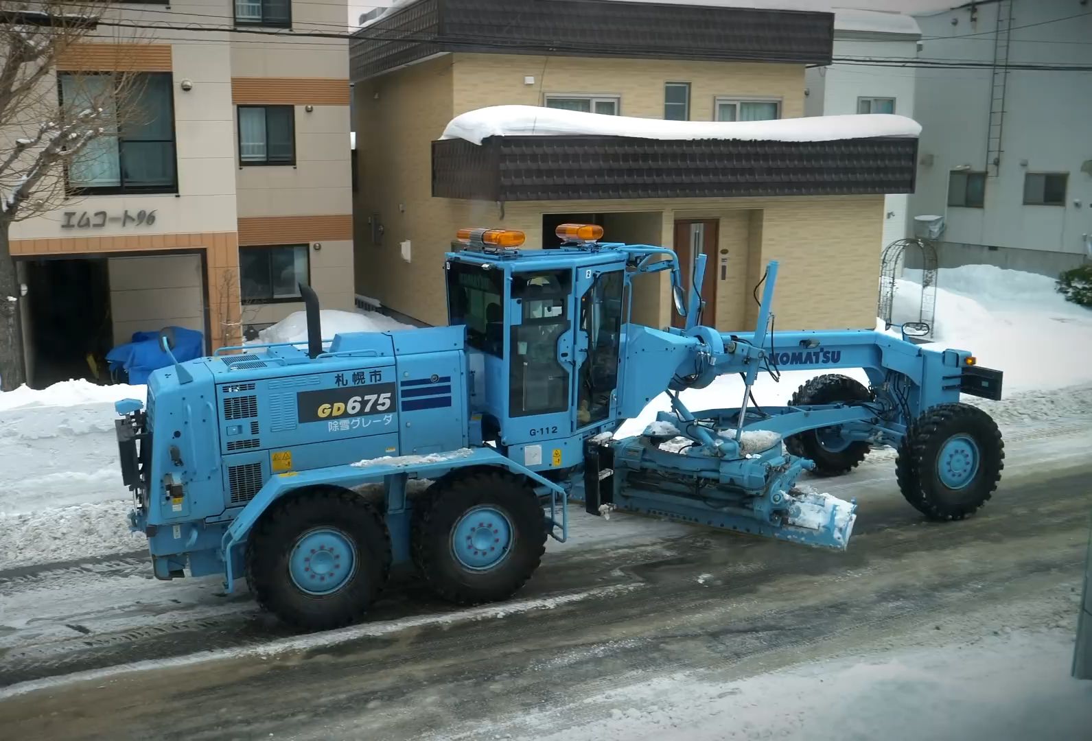 札幌除雪大作战!多台除雪车工作