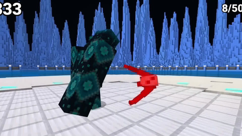 我的世界:超级监守者大战所有生物!