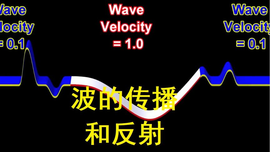 波的传播和反射 #机械波 #波的反射 #波的传播 #物理