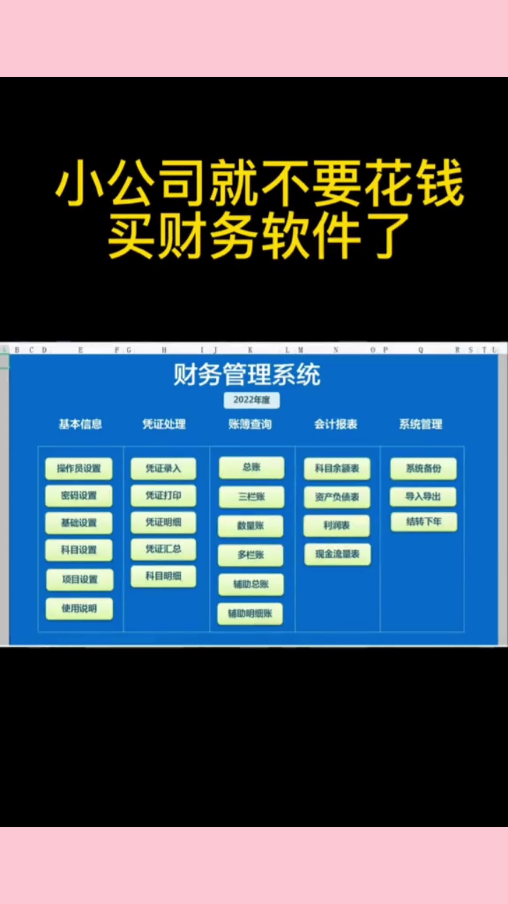 小公司就不要买财务软件了,这套系统太好使了#财税干货 #财务 #会计...