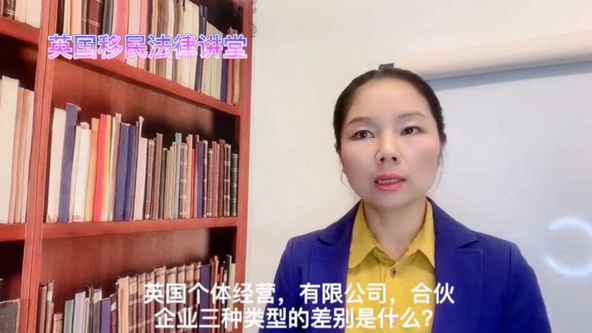 英国个体经营,有限公司,合伙企业三种类型的差别是什么?