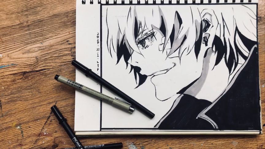 新手怎么画动漫——马克笔手绘教程