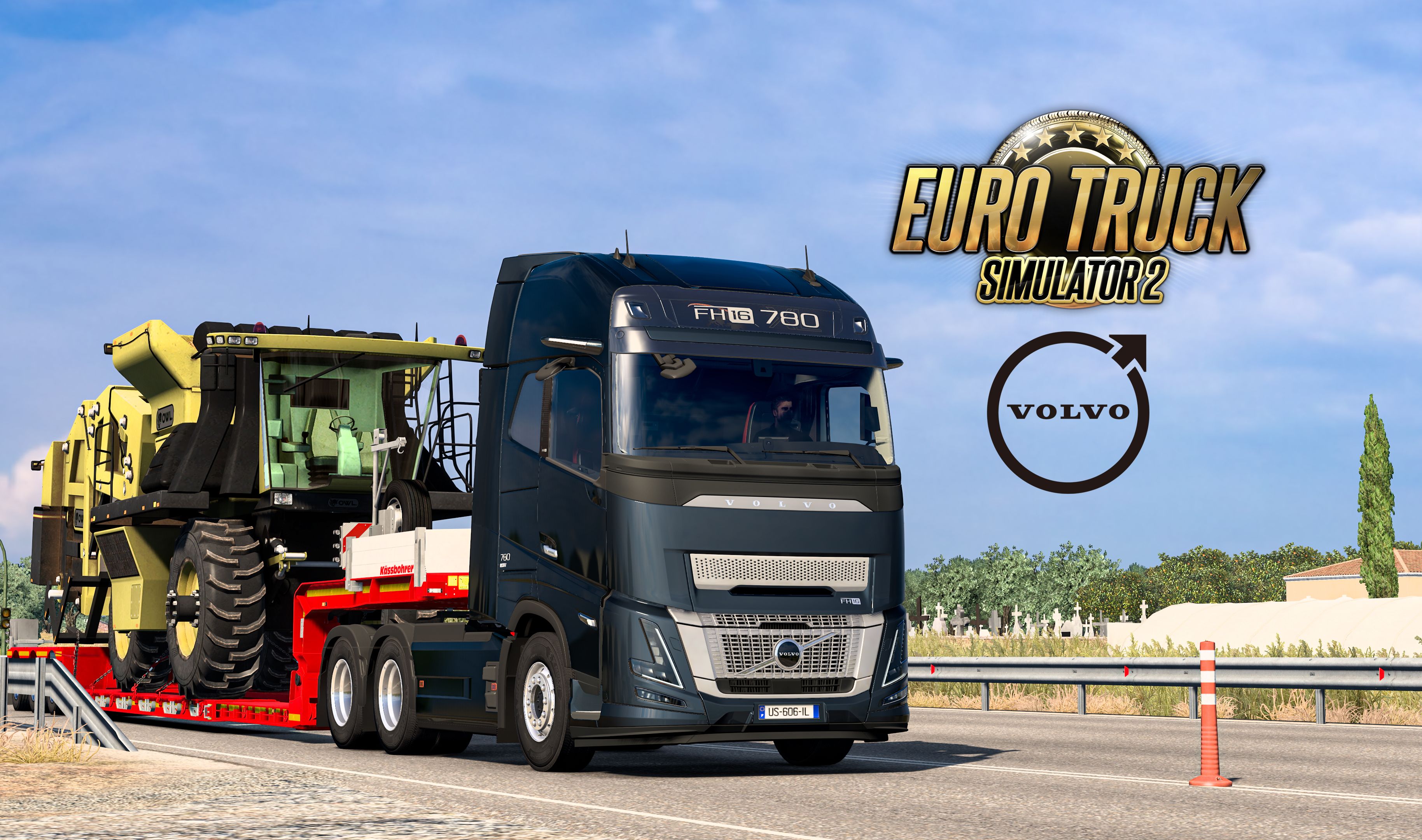 ...FH16 Aero 780新车:将棉花收割机新货物从帕特雷农场运往拉里萨