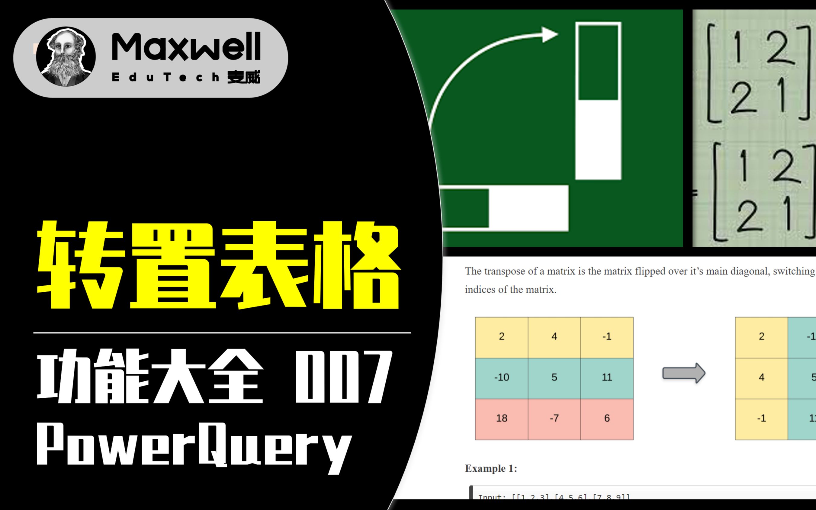 PowerQuery功能大全 | 007 转置表格:基础使用、信息缺失问题