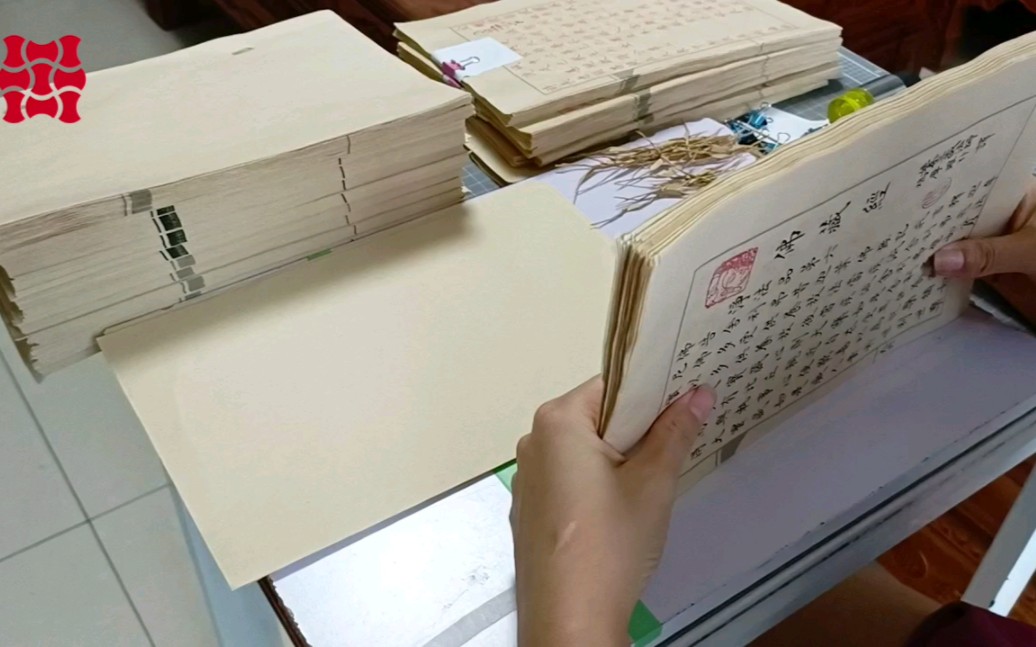 古籍线装书制作-齐栏、上纸钉 古代订书钉怎么用?(八倍时速)