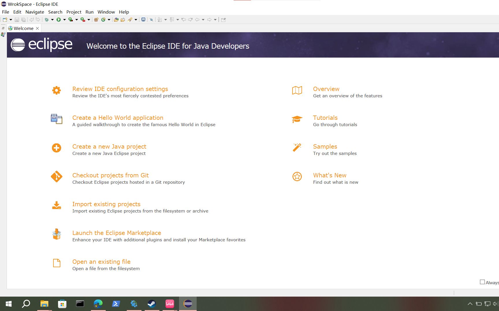 Eclipse安装和配置环境变量进行Java学习