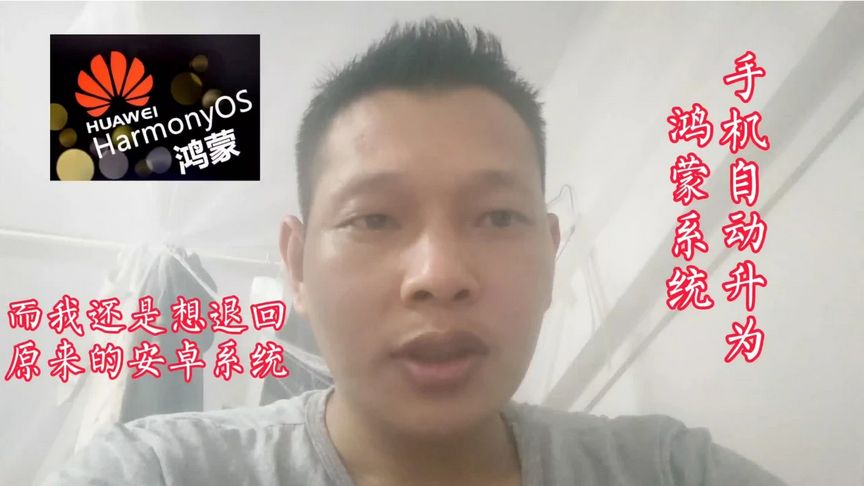 华为手机升级鸿蒙系统，老胡却想还原原来安卓系统，是为什么呢