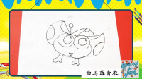 皓皓妈妈幼儿简笔画教你画卡通七星瓢虫