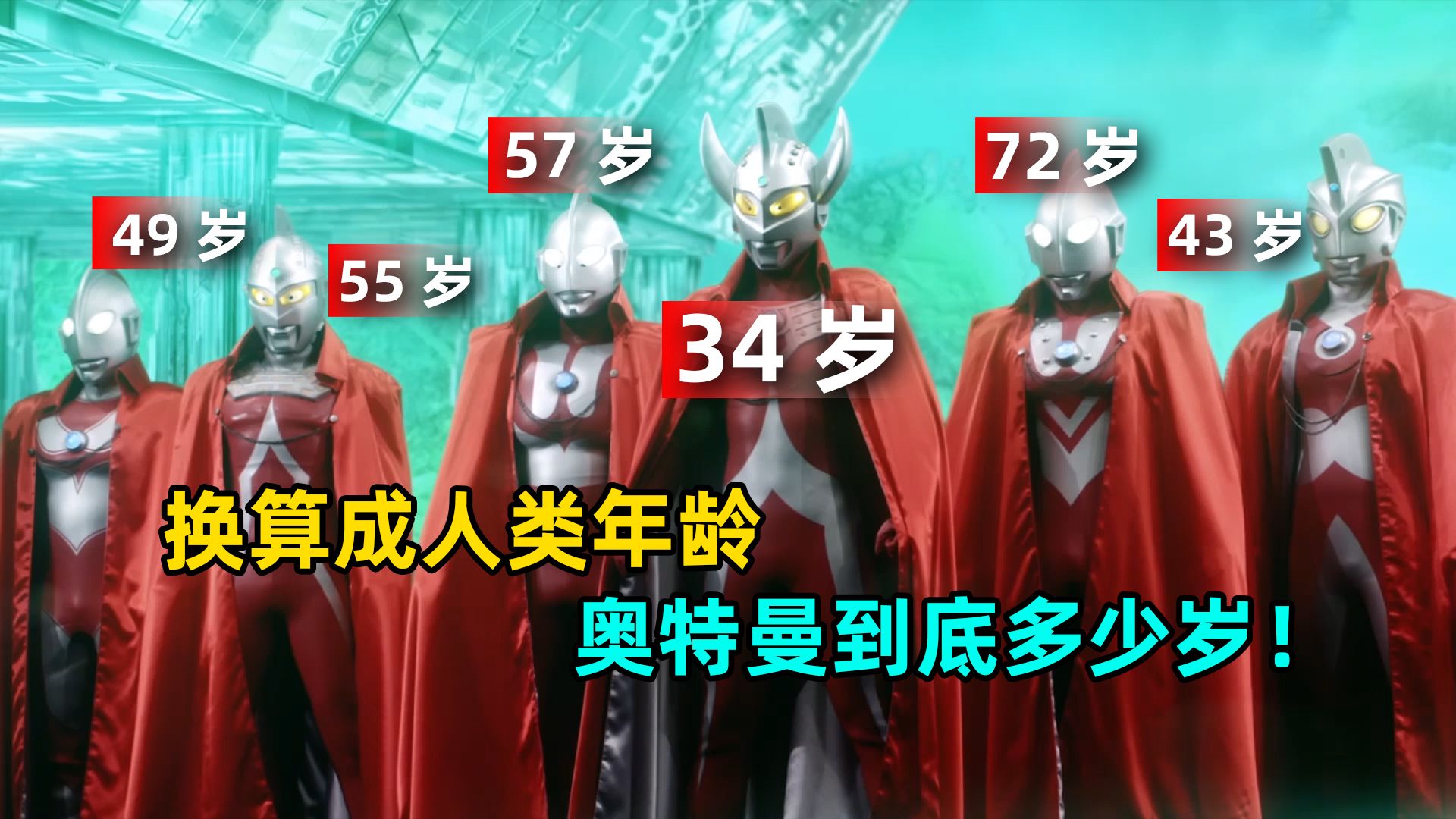 奥特曼换算成人类年龄是多少岁?佐菲竟然相当于人类72岁?